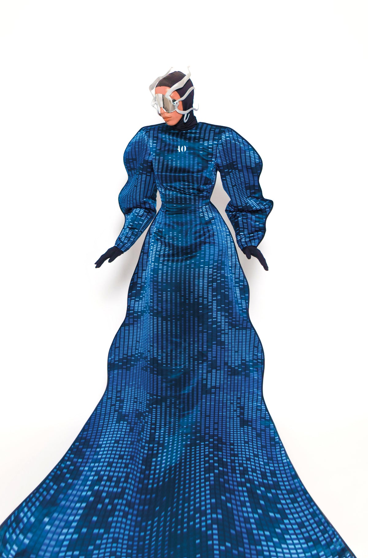 Robe Wave Blue No Season 2023 - Armine Ohanyan Paris