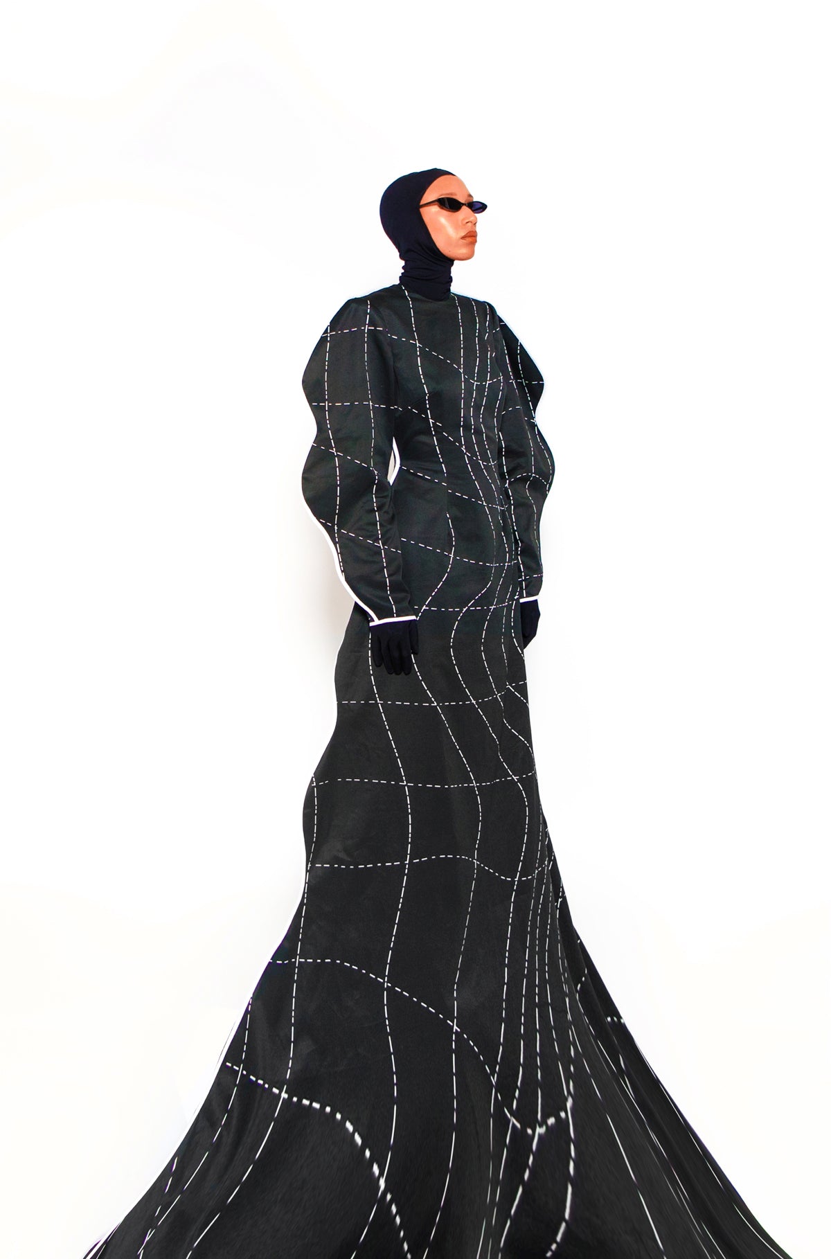 Robe Wave Black No Season 2023 - Armine Ohanyan Paris